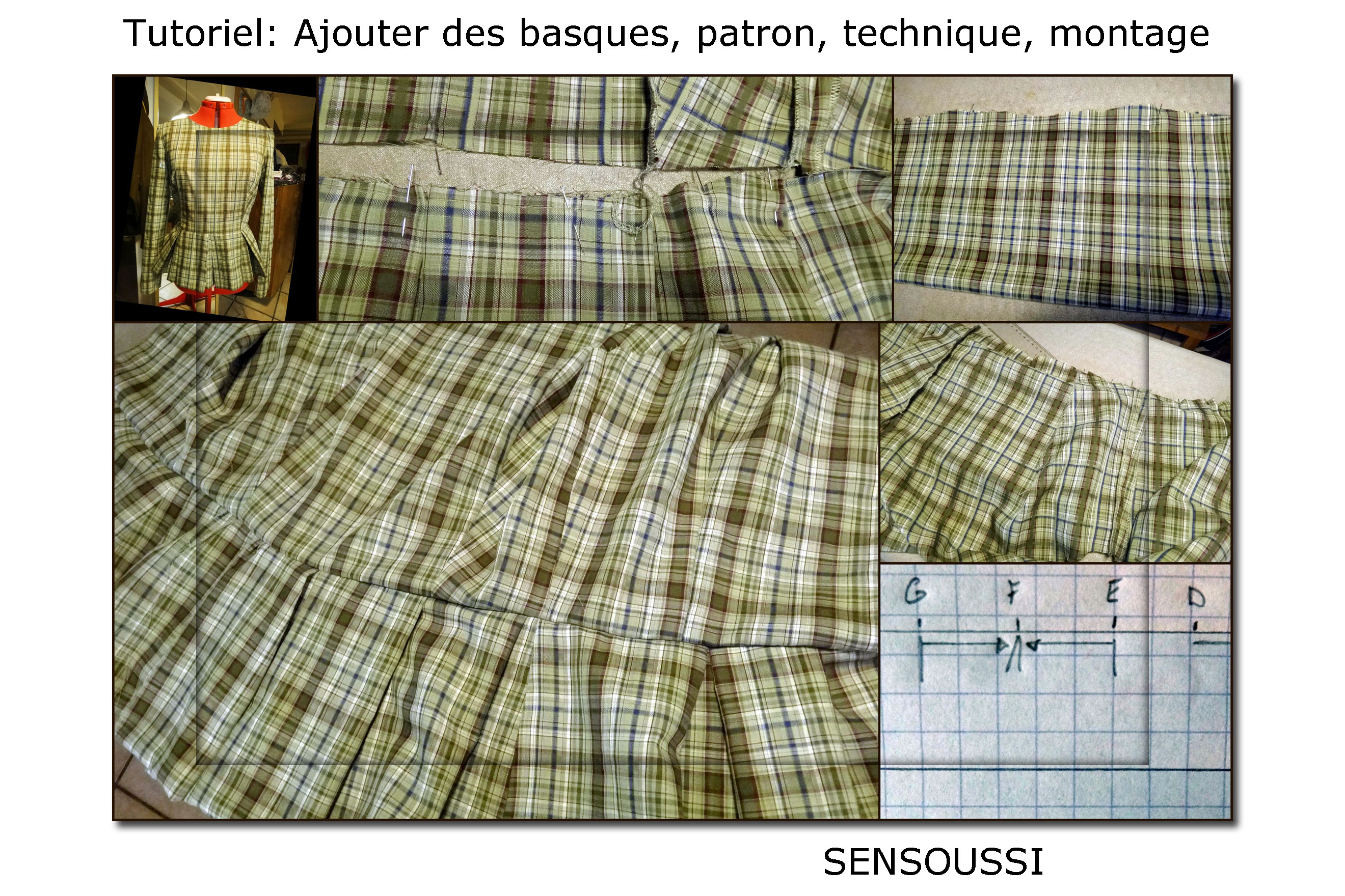 Ajouter des basques à un petit haut - Pop Couture