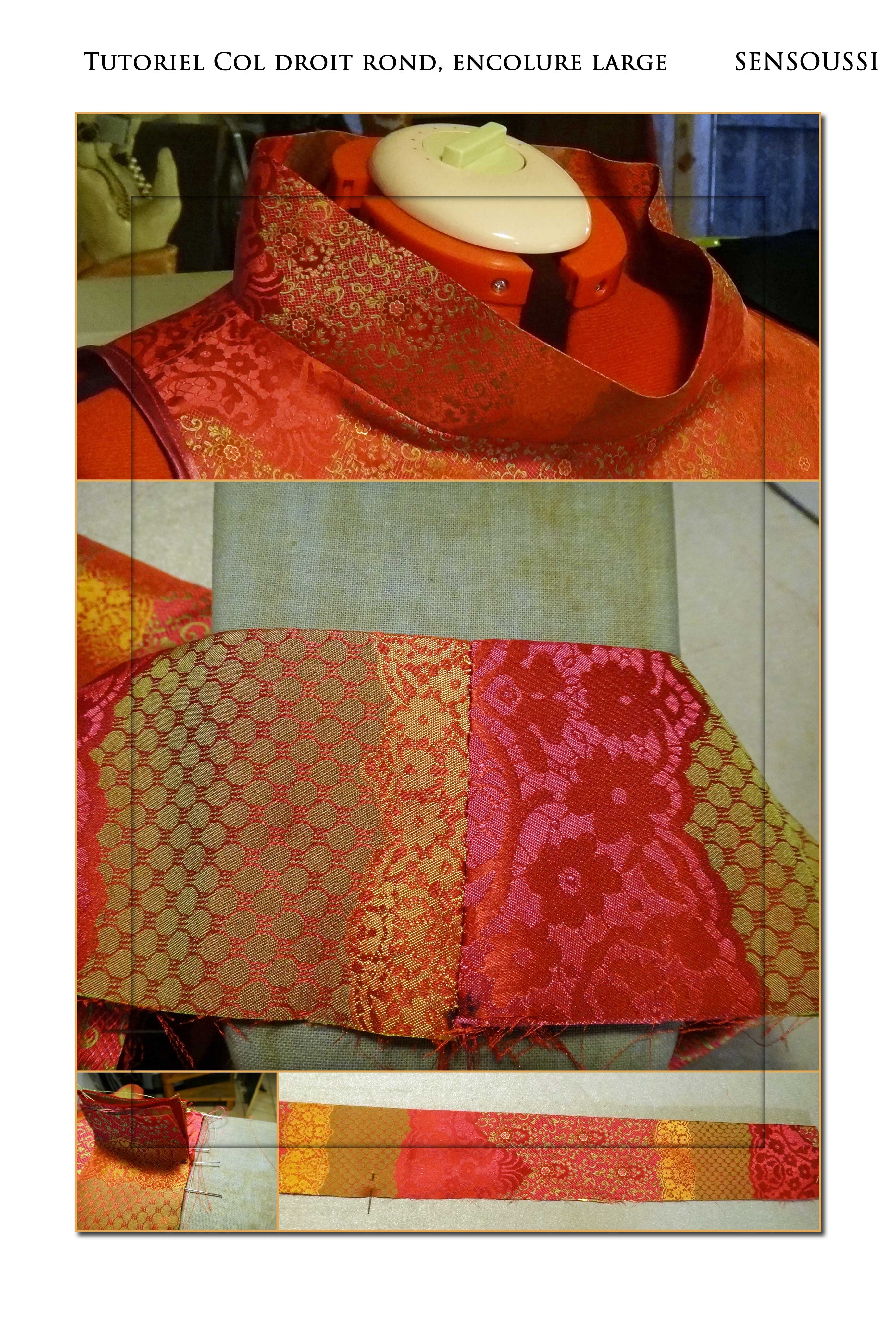 Tutoriel col droit rond - Pop Couture