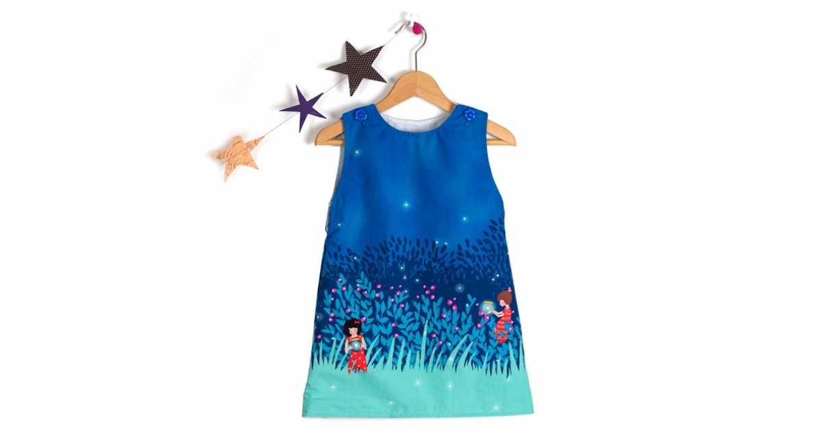 Robe chasuble pour jeune fille - Pop Couture