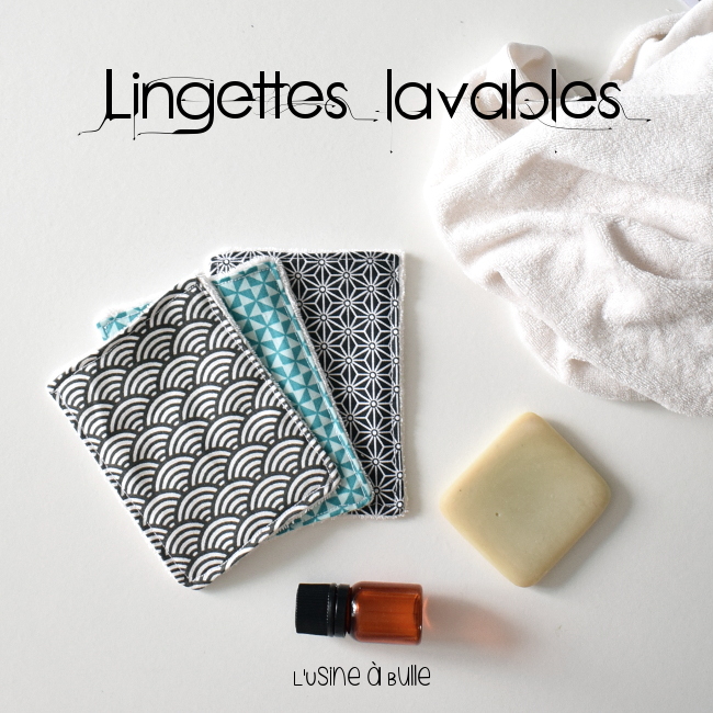 Lingettes lavables - Pop Couture