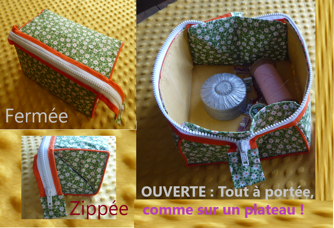 Trousse zippée qui s'ouvre en plateau pour avoir tout à dispo ! - Pop ...