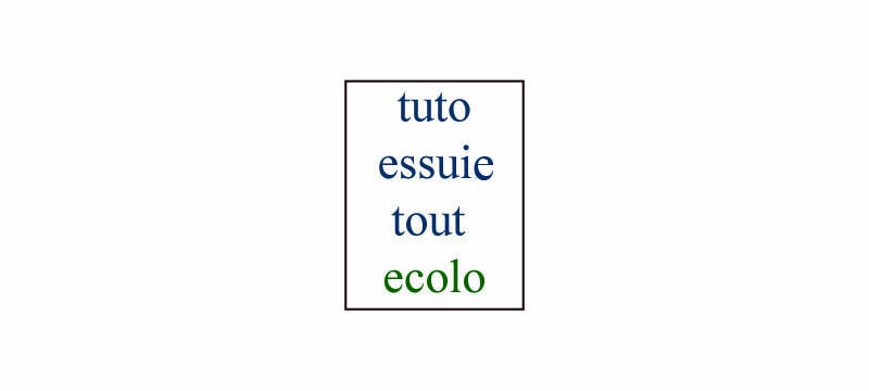 Essuie-tout écolo lavable - Pop Couture