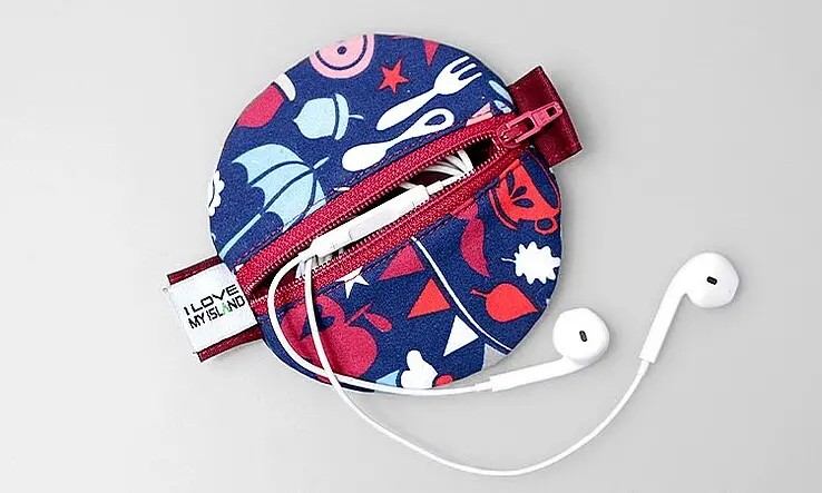 Pochette rangement écouteurs - Pop Couture